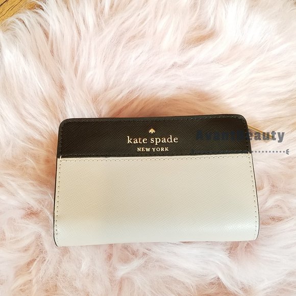 kate spade | Bags | New Kate Spade Staci Colorblock Medium Compact ...